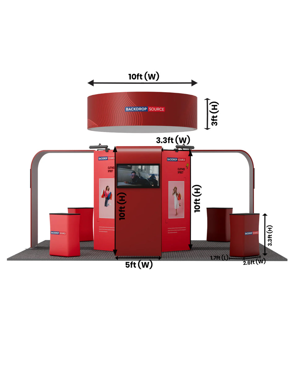 20x20 Modular Booth Kit – Model 06 | Custom Trade Show Exhibit USA ...